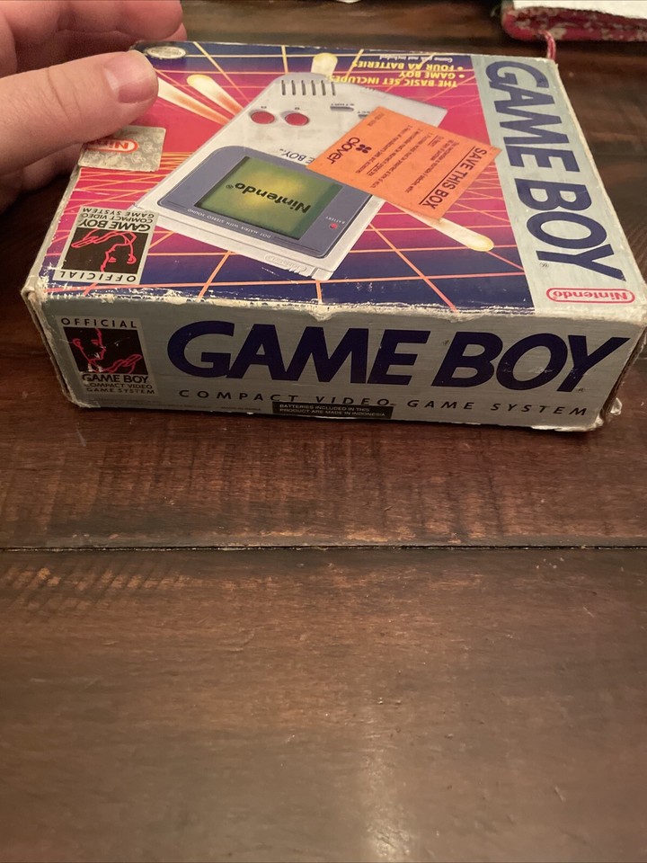RARE 1994 Original Nintendo Gameboy BOX - BOX ONLY - SEE PHOTOS GOOD ...