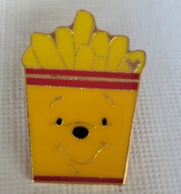 HKDL Pooh French Fries Carnival Food 2018 Hidden Mickey Disney Pin Hong ...