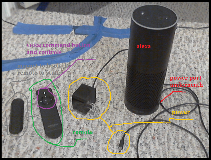 alexa tower new old stock. barely ever used. gen 1 or gen 0 original ...