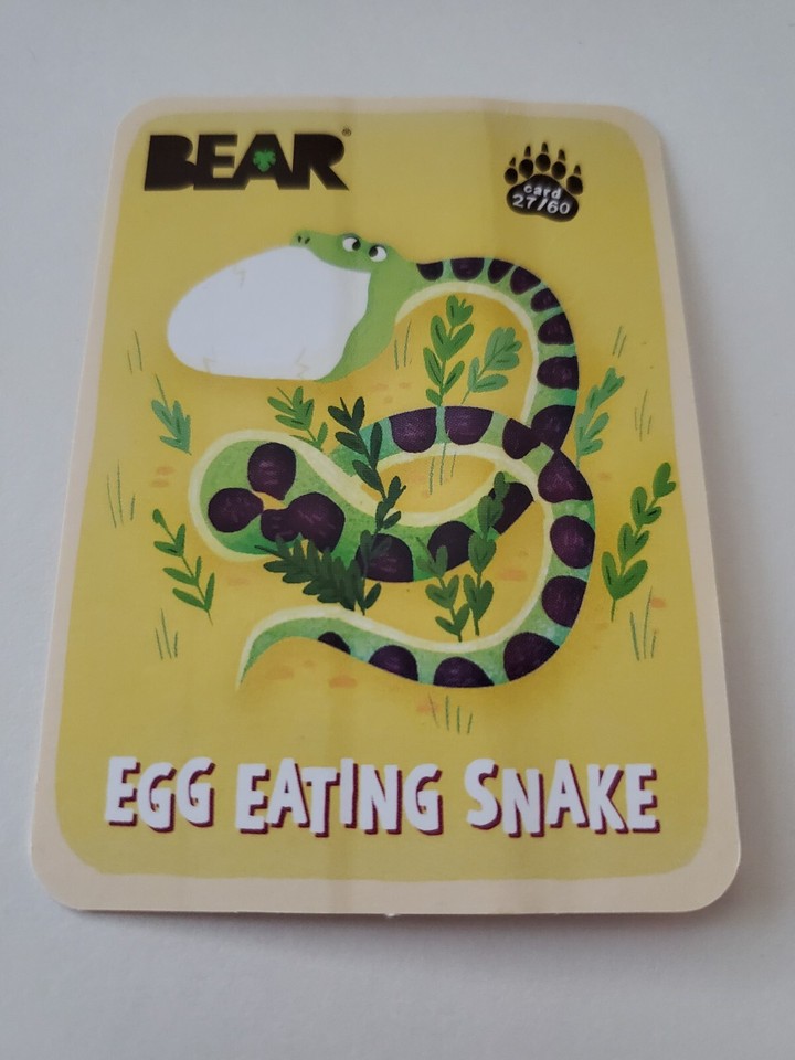 Bear's Collectible Animal Cards from Bear Fruit Rolls | eBay