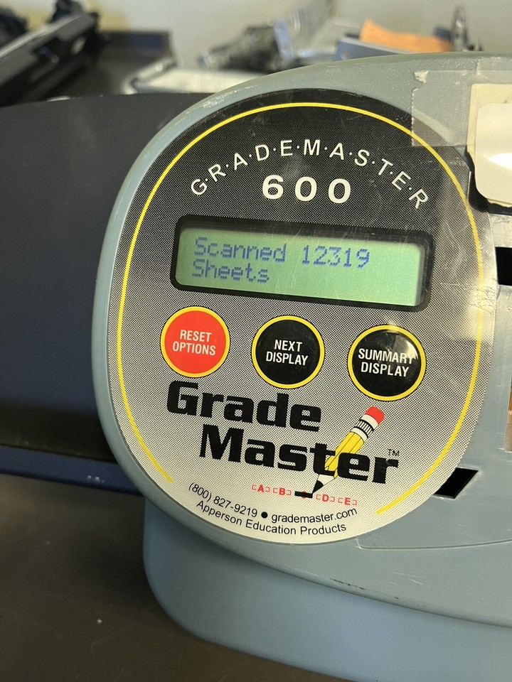 Apperson Education Grade Master 600 with 12319 Scanned Pages | eBay
