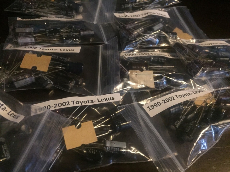 Toyota Lexus PCM ECU ECM -1990-2002 Capacitor Repair Kit -Camry - LS ...