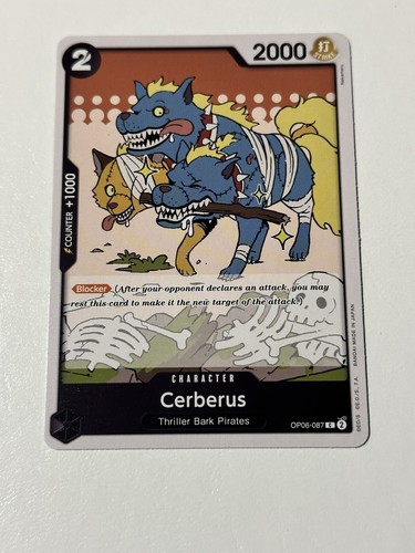 One Piece-OP06 Wings Of The Captain-Common-Cerberus #087-NM/M | eBay