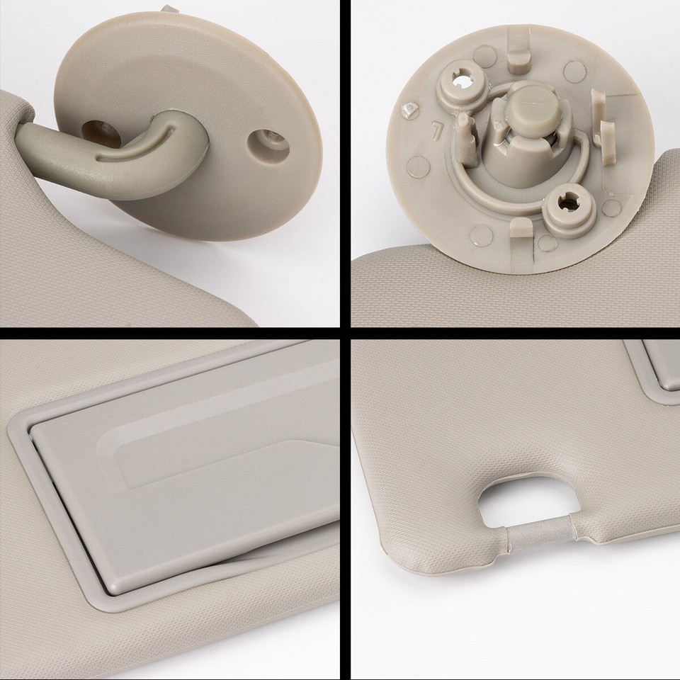 2PCS Grey Left Right Sun Visor P95327509 95327507 For Hyundai Elantra ...