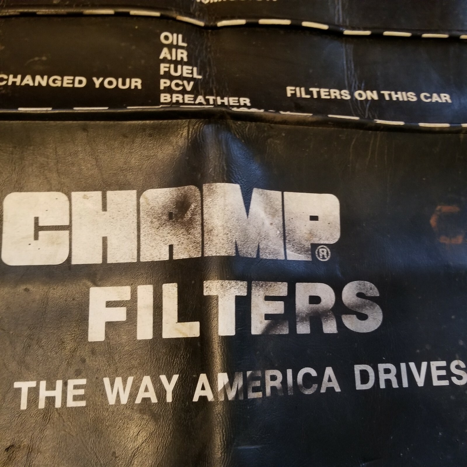 Vintage CHAMP FILTERS Fender Cover EPPCO ENTERPRISES | eBay