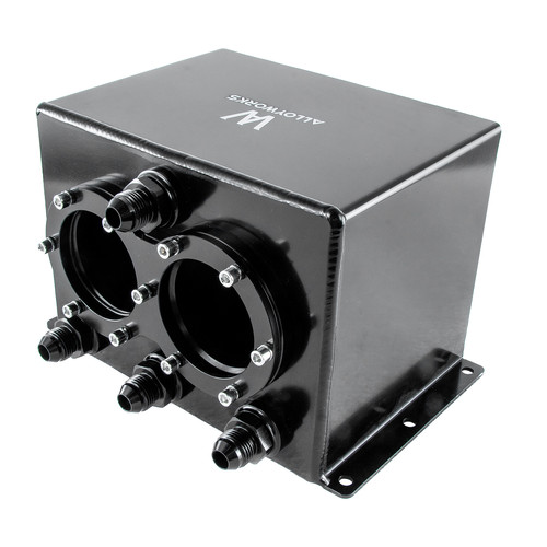 Dual Billet Aluminum High Flow Twin Surge Tank AN8 3L For 044 External ...