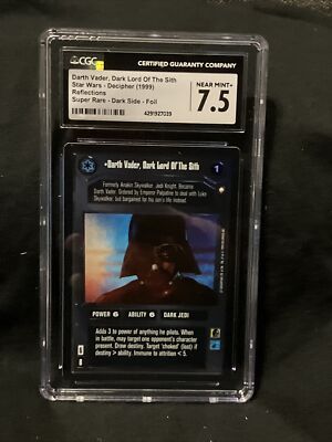 Darth Vader, Dark Lord Of The Sith FOIL NM+ CGC (7039) Gr7.5 Star Wars ...