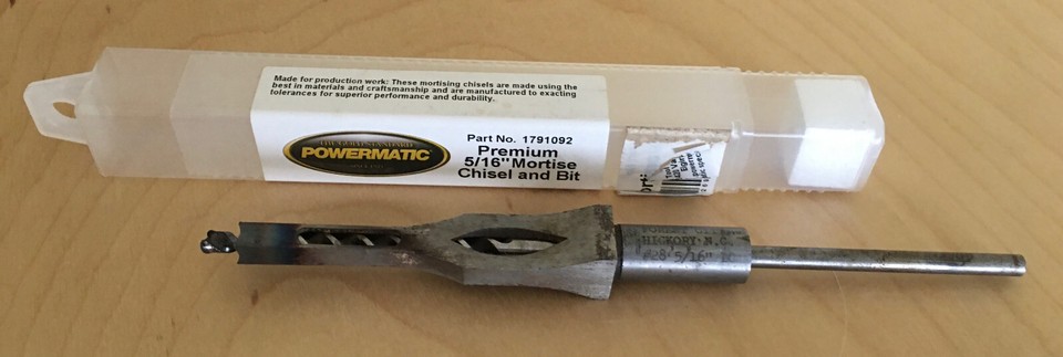 Powermatic Premium Mortise Chisel and Bit Set 1791096 and Work Stop ...