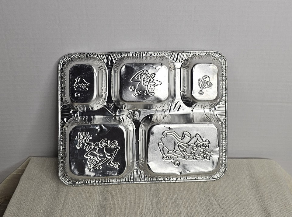 Vintage Libbyland TV Dinner Aluminum Embossed Cartoon 1970s Tray ...