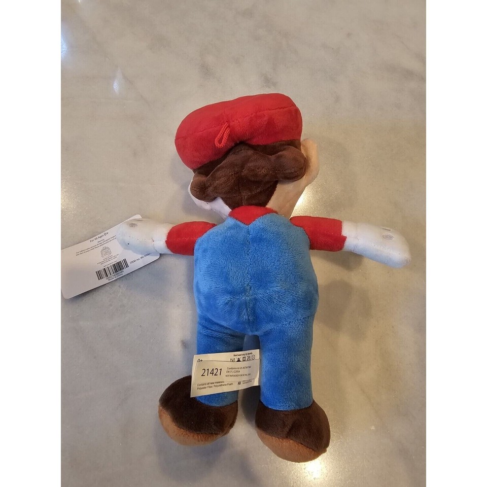 Super Mario Odyssey Plush Doll Mario with Red Cappy Hat Stuffed Toy 12 ...