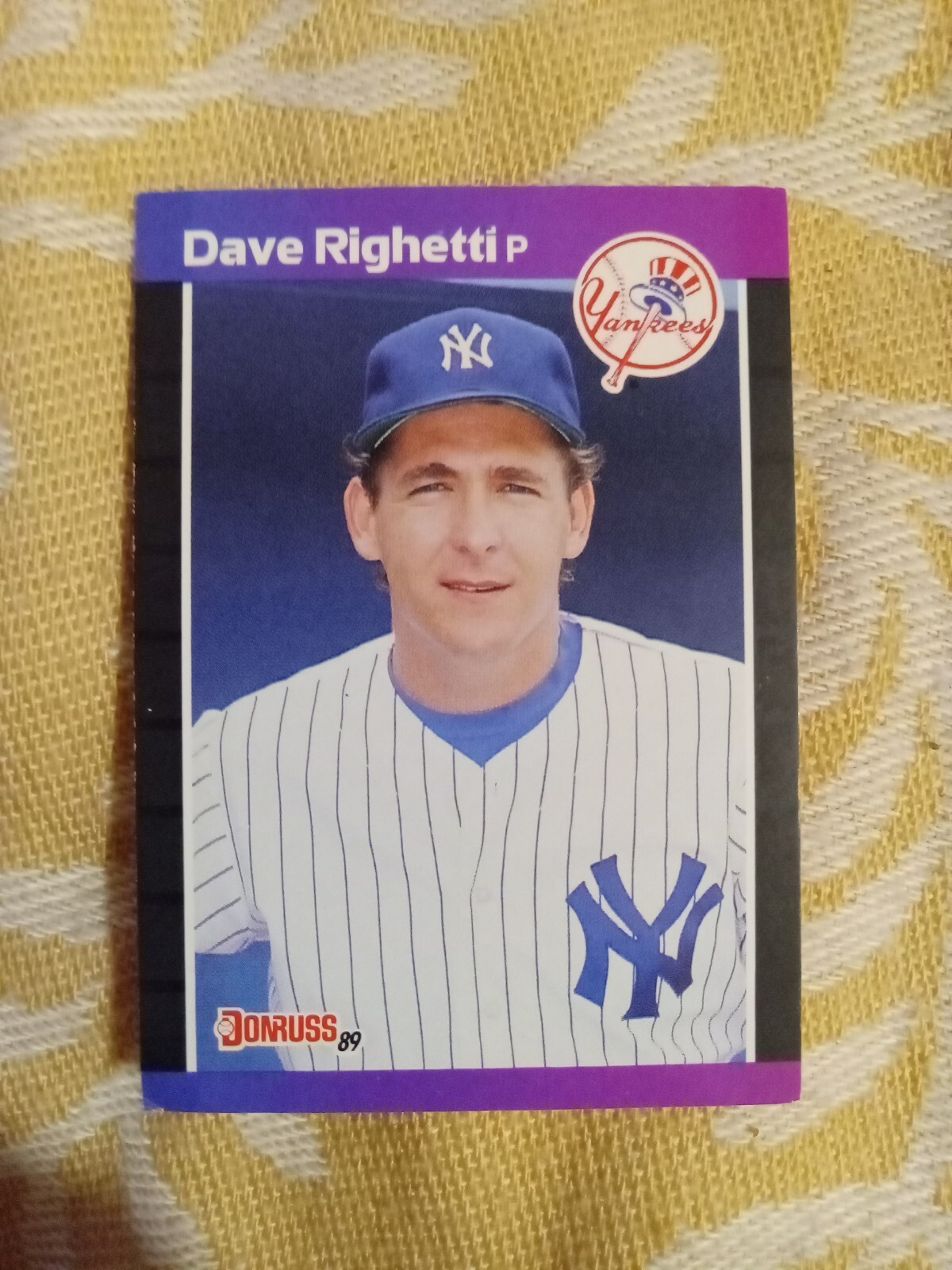 Dave Righetti - New York Yankees- 1989 Donruss Baseball Card #78 | eBay