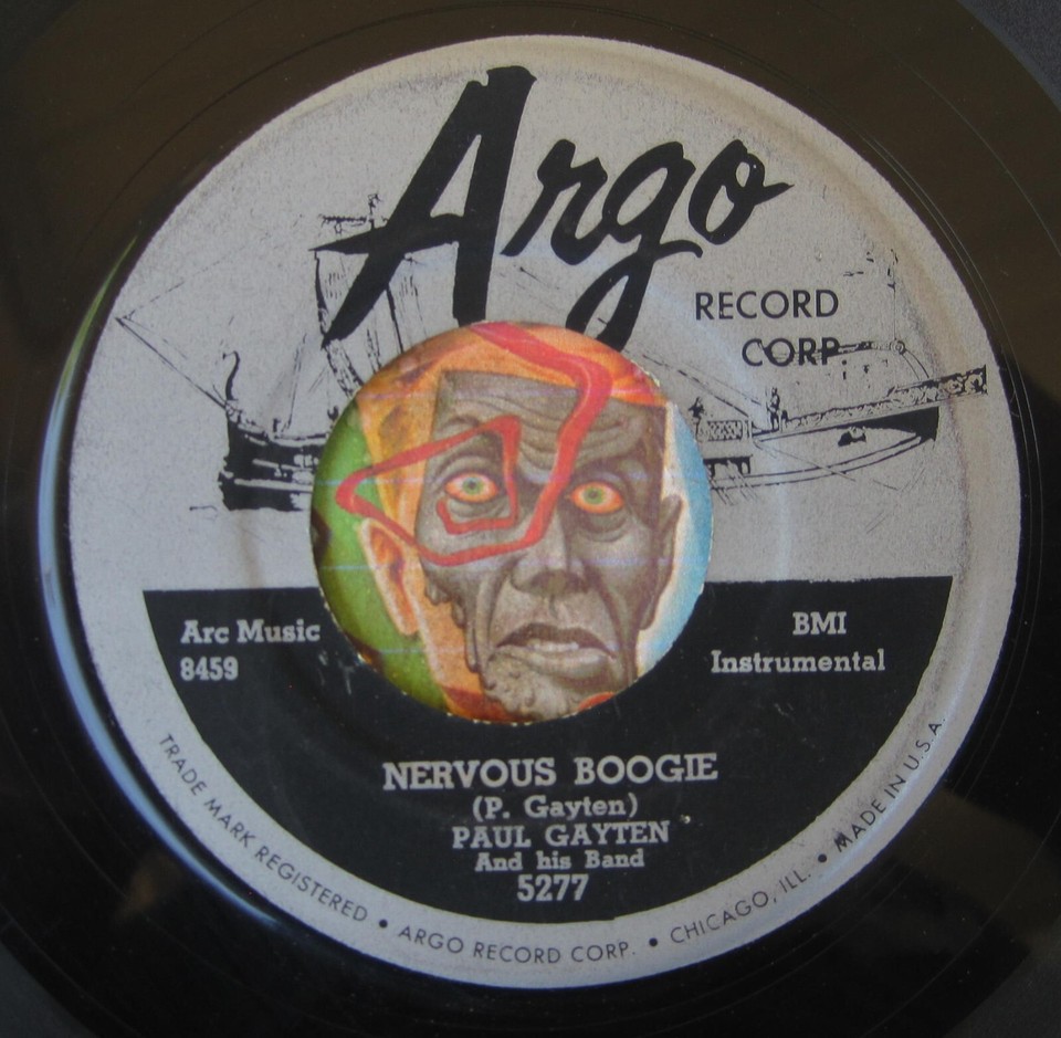 HEAR Oscar Wills 45 Flatfoot Sam / Nervous Boogie ARGO R&B rocker | eBay