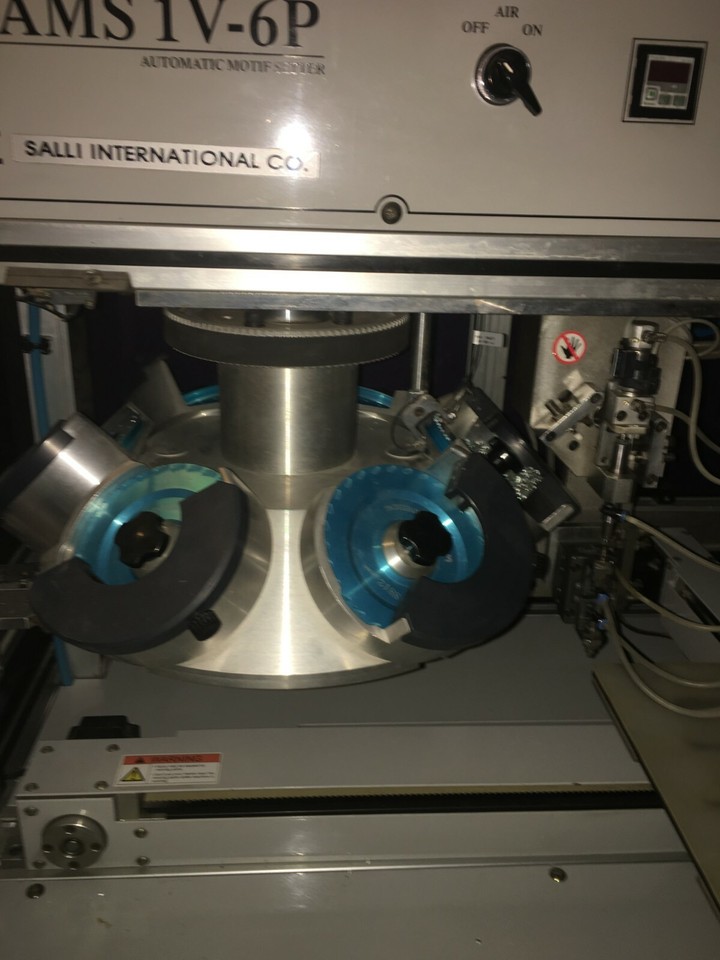 CAMS 1V-6P Automatic Rhinestone Setting Machine 6 Color Motif Setter | eBay