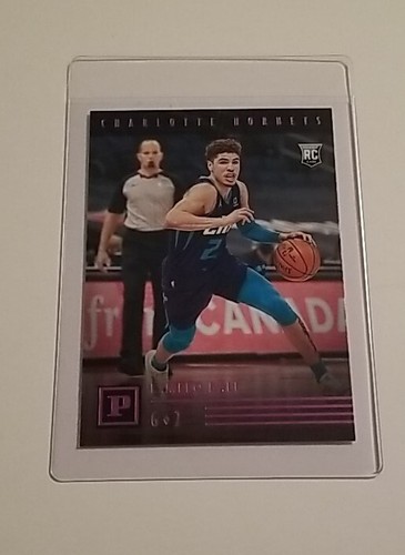 LaMelo Ball 2020-21 Panini Chronicles Pink Parallel RC #102 Charlotte ...