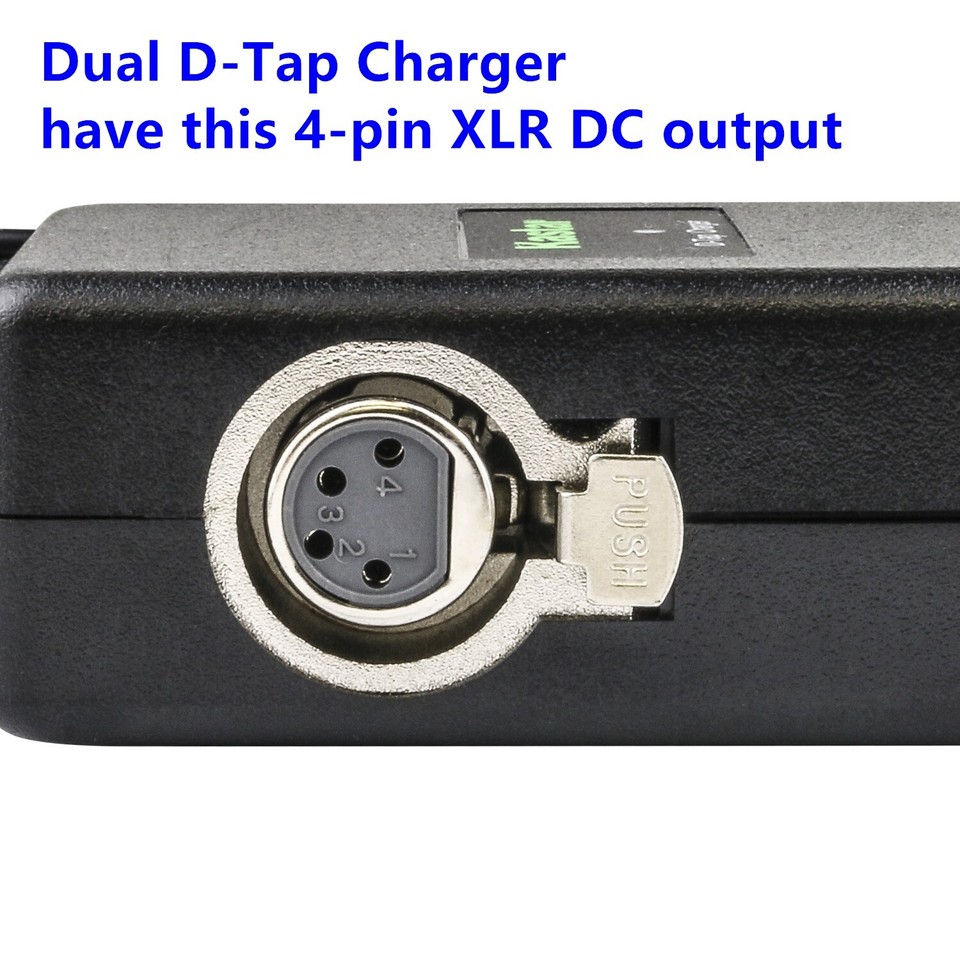 Kastar V-Mount Battery Dtap Charger for Sony BP-65H BP-90 BP-95W BP ...