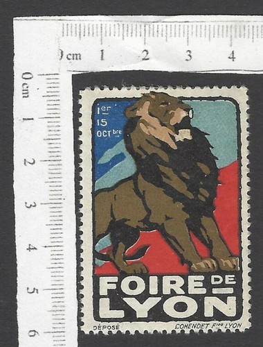 France 1917 FOIRE DE LYON / Lyon Fair poster stamp MH | eBay