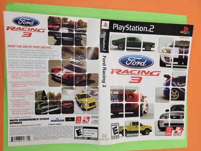 Ford Racing 3 PS2 ARTWORK ONLY Authentic Original | eBay