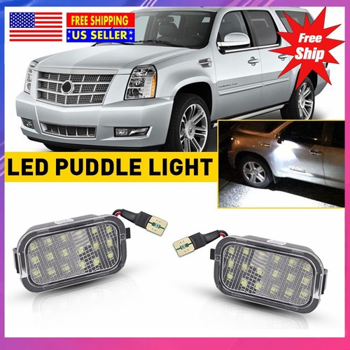 LED Side Mirror Puddle Light For Cadillac Escalade Chevy Avalanche ...