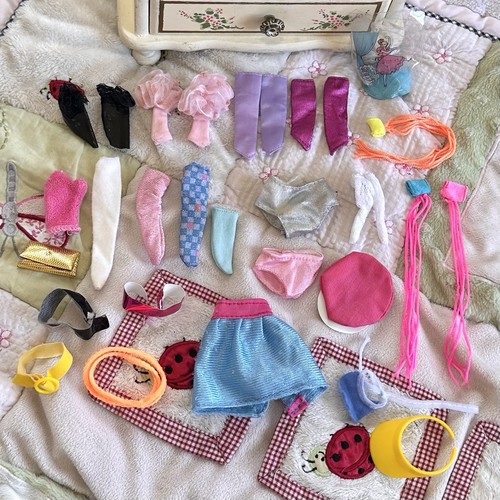 Vintage 80s Jem And Barbie Doll Accessories Lot Arm Bands, Socks ...