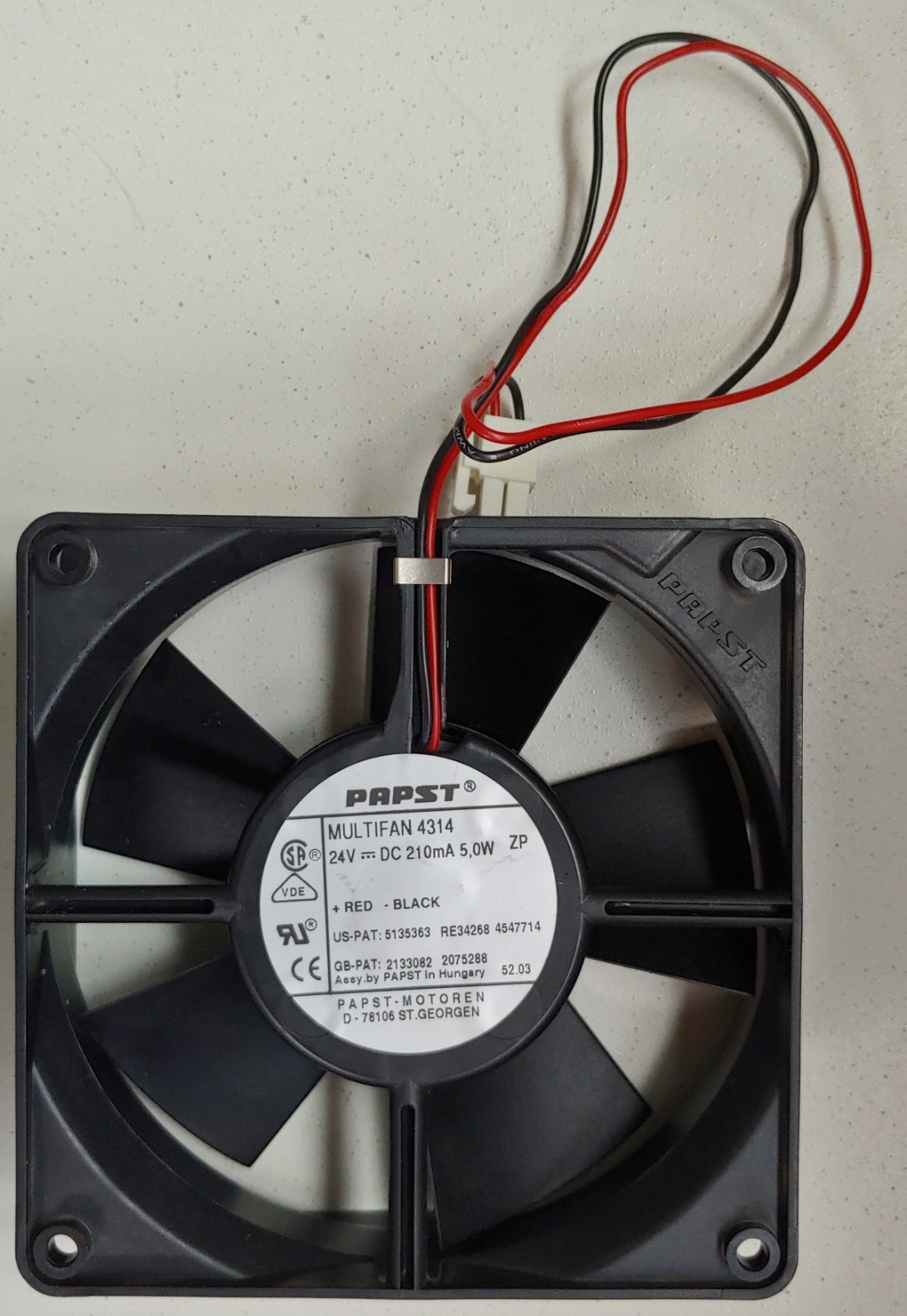 PAPST MULTIFAN 4314 24V DC 210mA 5.0W with Fan Mount(Barry Control) | eBay