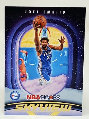 2023-2024 Panini NBA Hoops Winter Holiday Skyview Joel Embiid ...