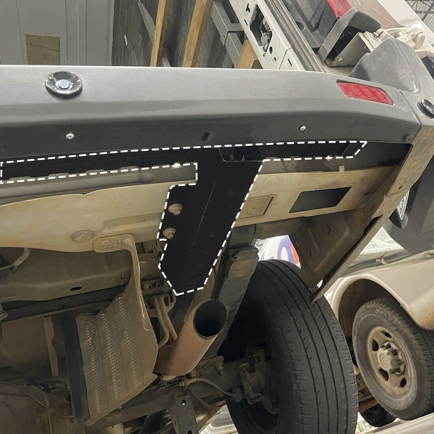 For 2015-22 Ford Transit 150 250 350 Rear Bumper Reinforcement Bar ...