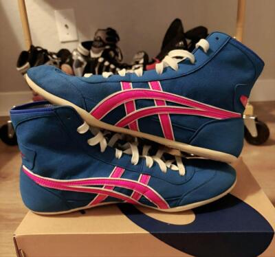 asics Og EX-EO Old Model TWR900 Wrestling Boxing Shoes Blue Pink US10 ...