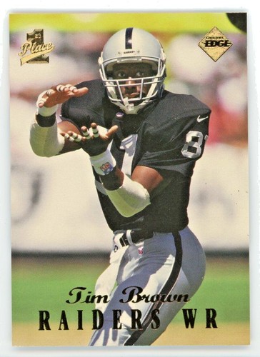 1998 Collector's Edge 1st Place Tim Brown Card #36 HOF Football | eBay ...