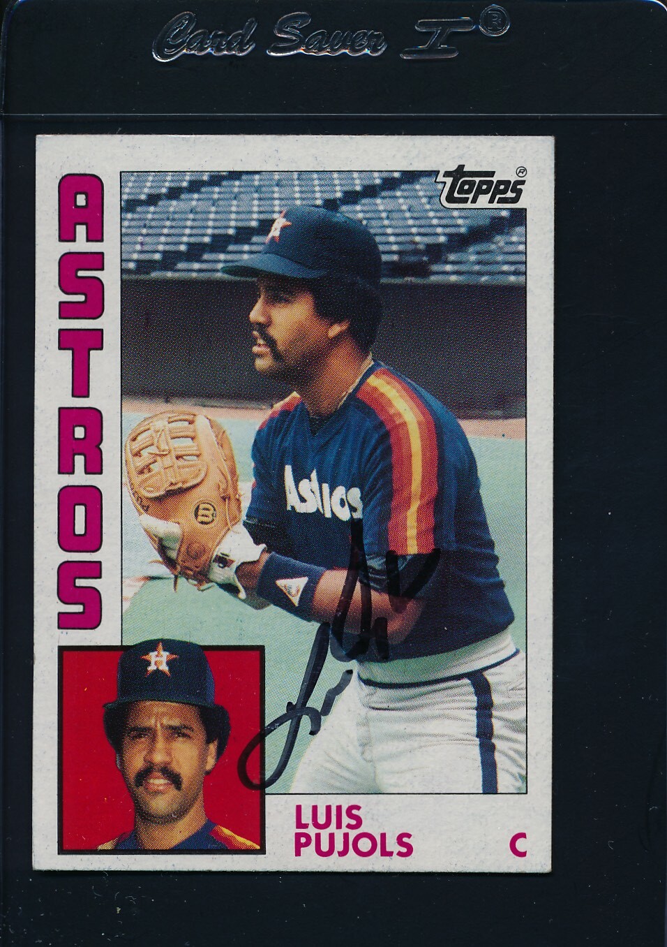 1984 Topps #446 Luis Pujols Astros Signed Auto *14657 | eBay