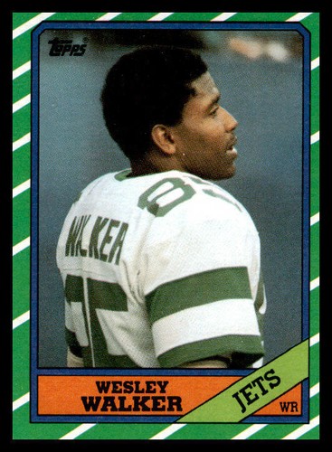1986 Topps Wesley Walker #99 New York Jets | eBay