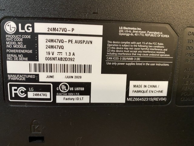 LG 24M47VQ 24 in. Full HD LED LCD Computer Monitor for sale online | eBay