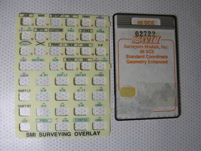 SMI SCE Standard Coordinate Geometry Enhanced Card & Overlay for the HP ...