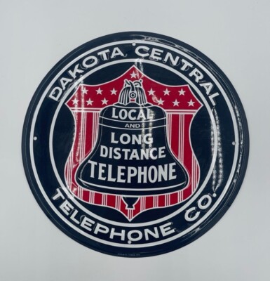 12” Dakota Central Telephone Co Metal Sign | eBay