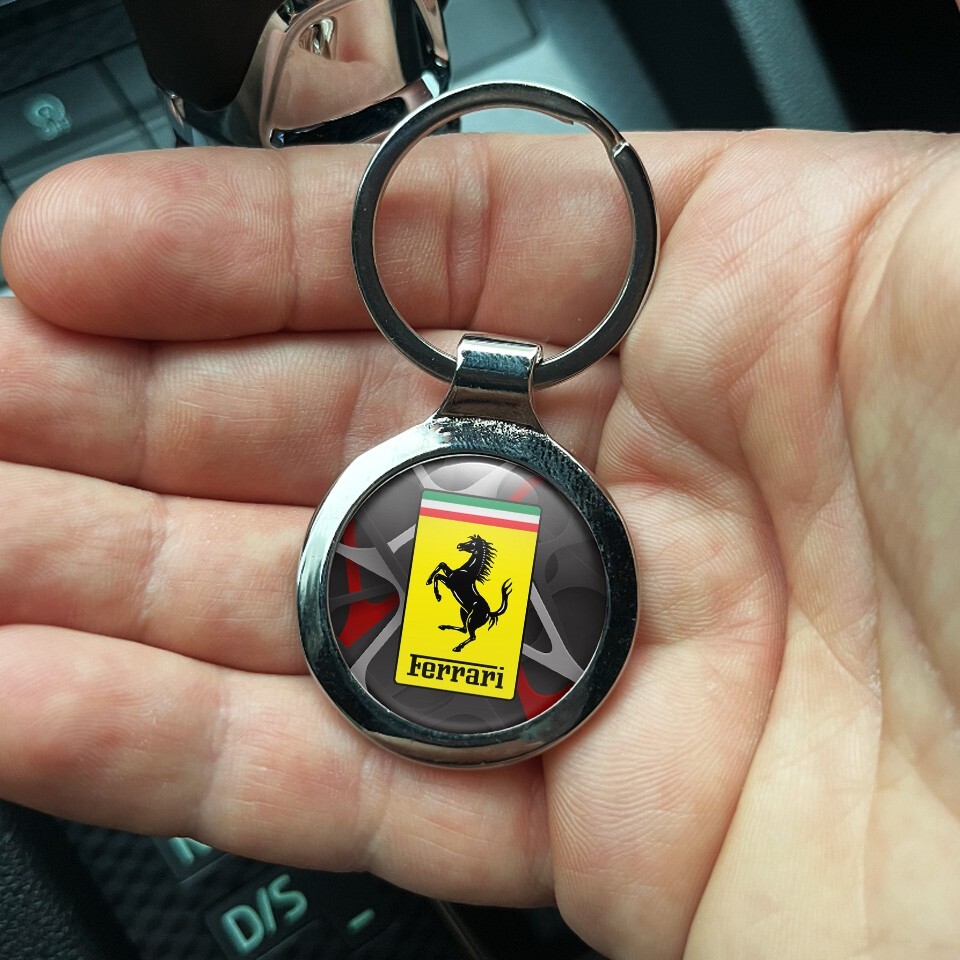 Ferrari Keychain | Premium Quality Keyring | Unique Key Holder | Gift ...