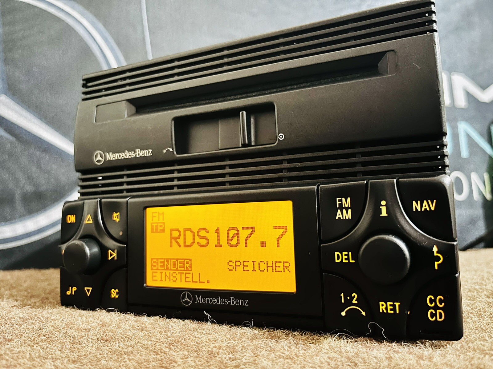 Mercedes W140 APS BT-2 Bosch Control Unit BO1150 RDS Cassette/CD ...