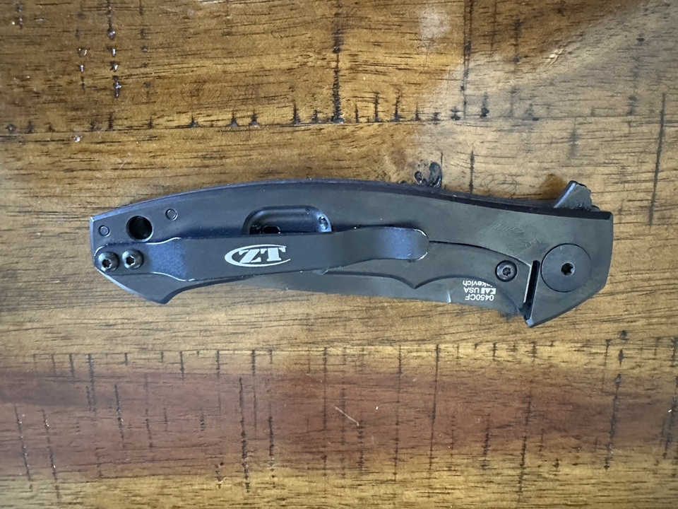 Zero Tolerance ZT 0450CF Plain Edge Folder ZT450CF S35VN Steel w ...