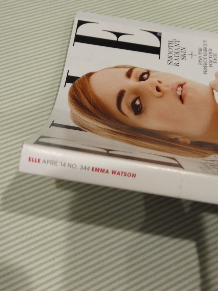 Emma Watson Elle Magazine April 2014 Fashion Make-Up Beauty Style Hair ...