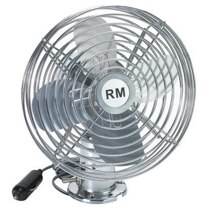 Cab Dash Fan 2 Speeds, 6" - (Chrome) Peterbilt, Kenworth, Freightliner ...