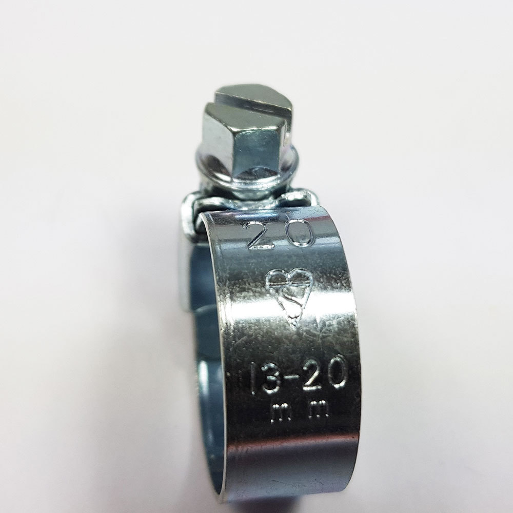 Zinc Hose Clips Jubilee Equiv 13 - 20 mm JCS Hi-Grip OO Clamp Clamps ...