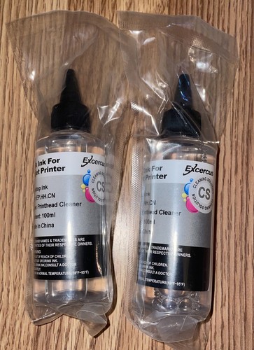 2 Bulk Ink For Inkjet Printer Cleaning Solution | eBay