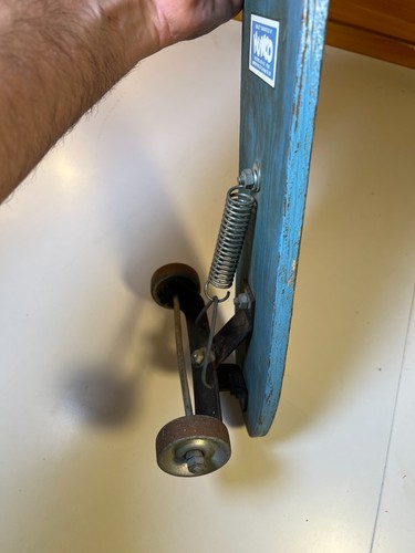 RARE 1960s HUMCO Surfer Skateboard Wood Wooden Metal Wheels San Diego ...