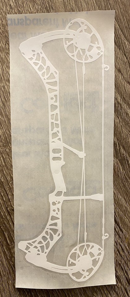 Mathews Phase 4 33 Bow Decal 8” Vinyl Decal Sticker - White/Other ...