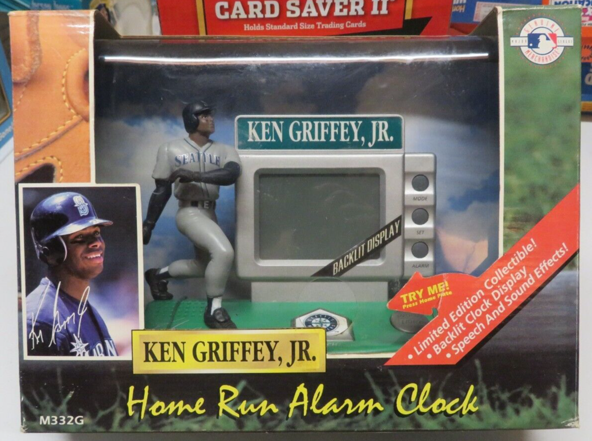MLB HOME RUN ALARM CLOCK KEN GRIFFEY JR IN BOX | eBay