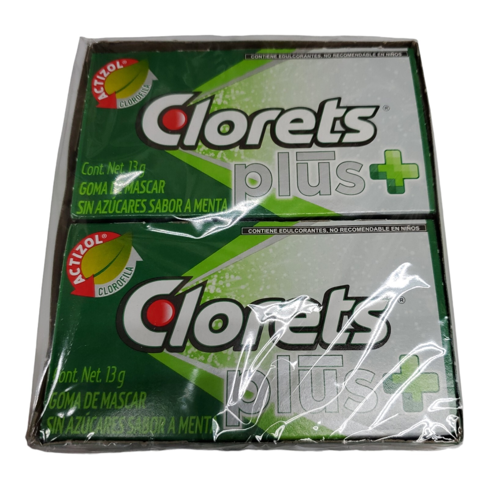 Clorets Plus No Sugar 12x12 Mint Flavor | eBay