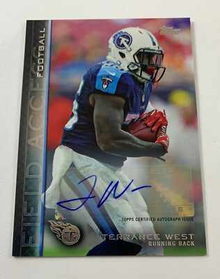 2015 Topps#4 Terrance West Field Access Auto Card FRA17 | eBay