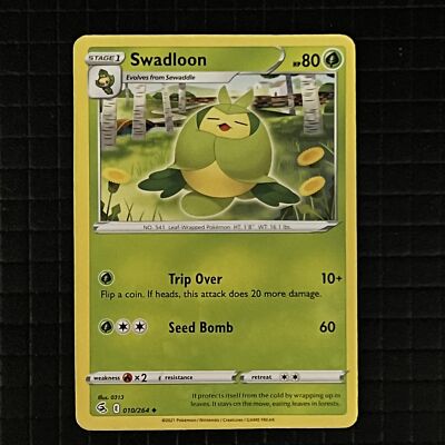 Swadloon #010/264 SWSH Fusion Strike Pokemon Uncommon Card | eBay