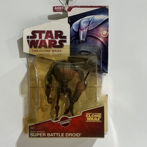 2009 Star Wars The Clone Wars HEAVY ASSAULT SUPER BATTLE DROID CW11 New ...