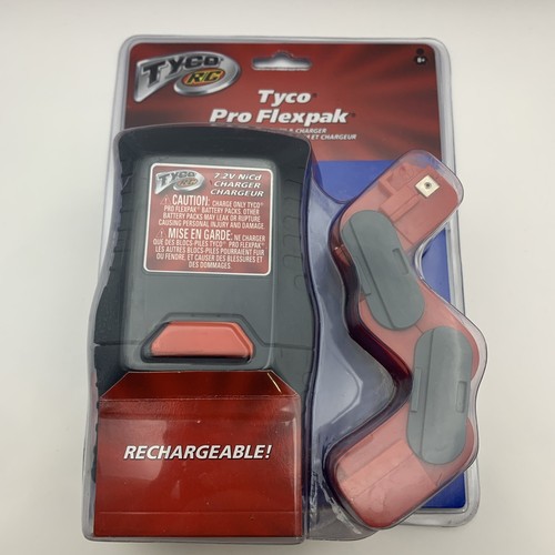 TYCO RC PRO FLEXPACK FLEX PACK 7.2V NiCd BATTERY & CHARGER H8496 ...