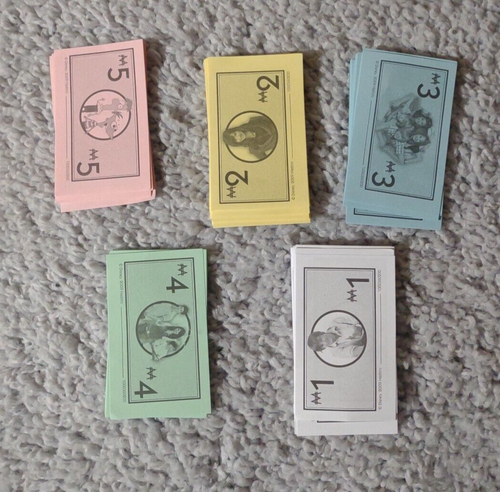 Monopoly Jr Disney Channel Edition Replacement Money | eBay