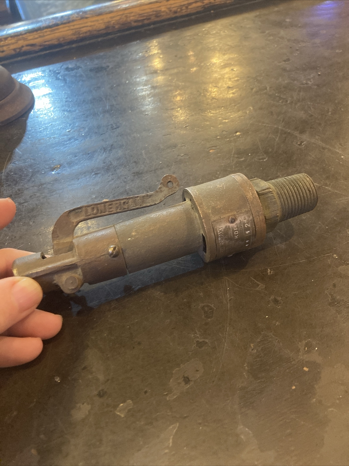 J.E. Lonergan Company Pop Off Relief Valve / Steam Traction Engine KDP ...